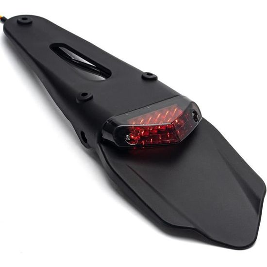 Feu Stop Arrière Led Rouge Pour Moto Tout Terrain Avec Ambre Clignotant ...