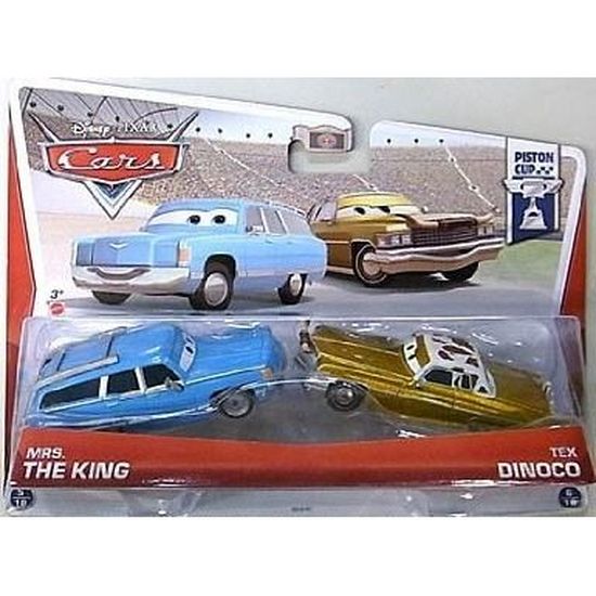 Cars - 2 véhicules Mrs The King et Tex Dinoco - Cdiscount Jeux - Jouets