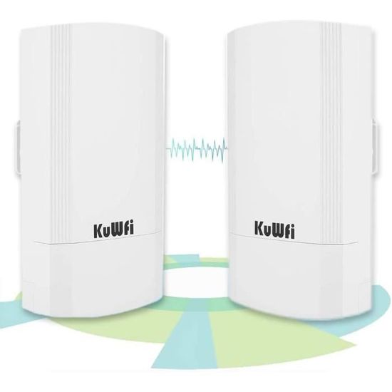 Point D'Accès Wifi, 5.8G 900Mbps Pont Wifi Ethernet Longue Portée ...