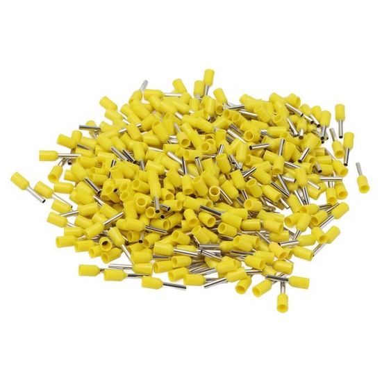 Tbest borne à sertir à embout 1000 pcs E1008 Embouts Isolés Terminal ...