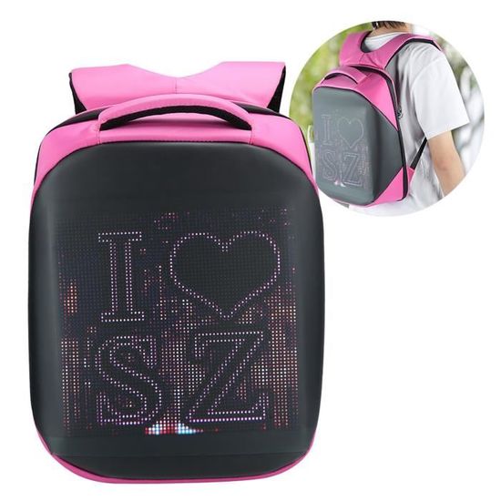 Sac à dos LED - YUM - Multifonction - Imperméable - Personnalisable ...