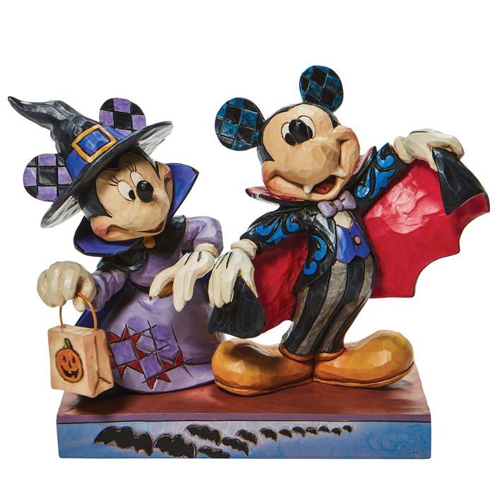 Disney - 6008989 - Traditions Figurine de Vampire Mickey et Minnie ...