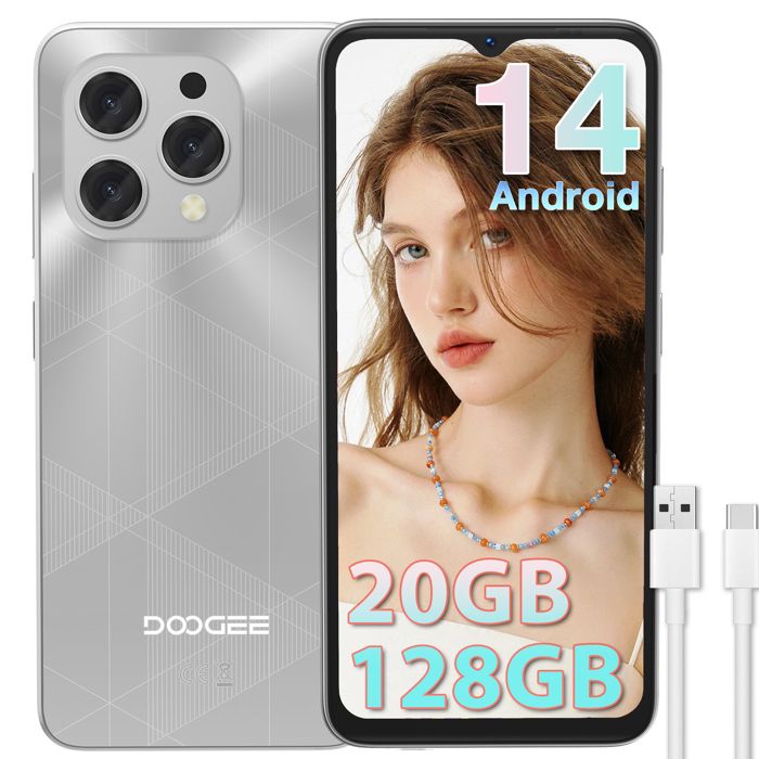 Téléphone Portable DOOGEE N55 Plus Android 14 6.56 pouces 5150mAh 8Go ...