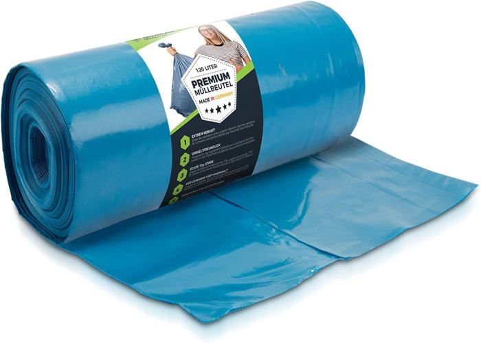 Sacs À Ordures Extra-Solides 120 Litres - 70 Μ 10 Pièces - Type 100 ...