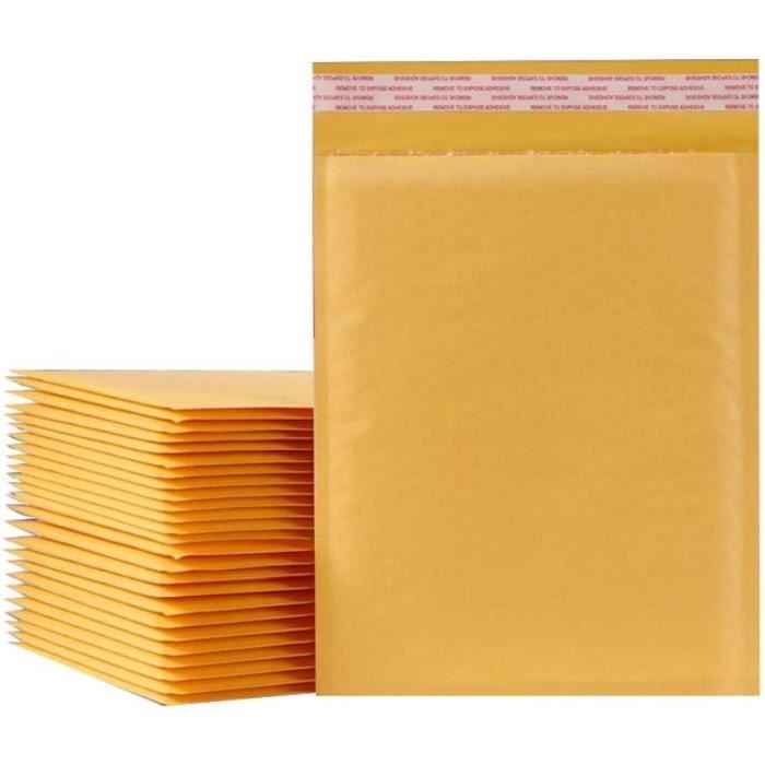 10 Pièces Enveloppes À Bulles En Papier Kraft Sacs Enveloppes ...