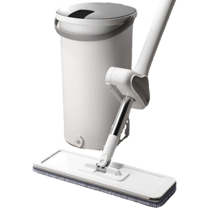 Balai Magique Et Seau Essoreur, Balayeuse Manuelle Avec Seau Essoreur ...