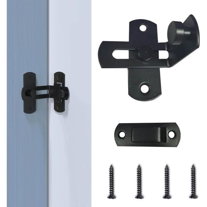 Verrou De Porte Rabattable À 90 Degrés Boulon De Verrouillage Acier Au ...