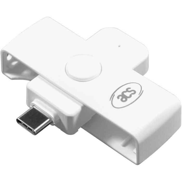 ACR39U PocketMate II USB Type-C Connecteur de Carte à Puce sans Contact ...
