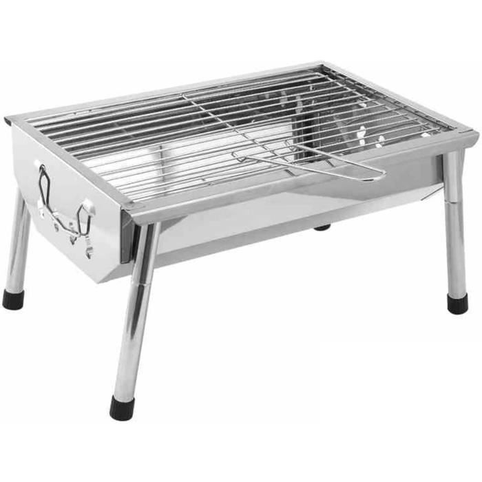 Mini Barbecue à Charbon de Table Pliable INOX pour Jardin extérieur ...
