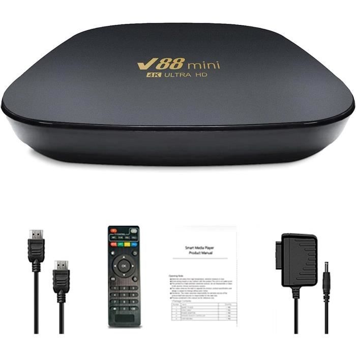 Boîte de télévision - Mini Top Box Media Player avec sans Fil - Smart ...