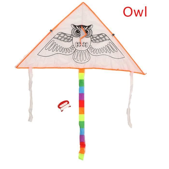 Cerf-volant,Cerf-volant en forme de Triangle pour enfants,jouet volant ...