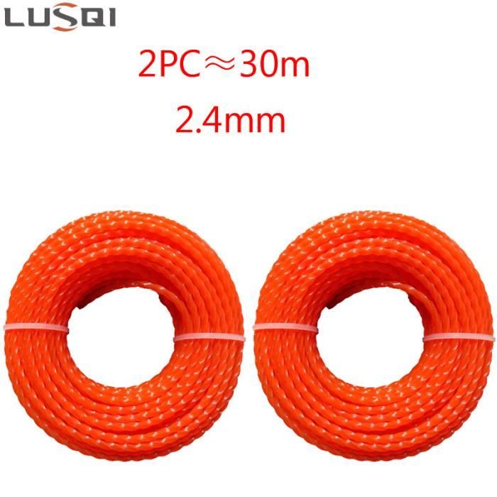 Tondeuse,LUSQI Ligne de Coupe Pour L'herbe 100% Brosse en Spirale En Nylon Coupe-Corde Tondeuse ...