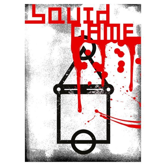 Squid game - Signature Poster - Blood - 60x80 cm - Cdiscount Maison