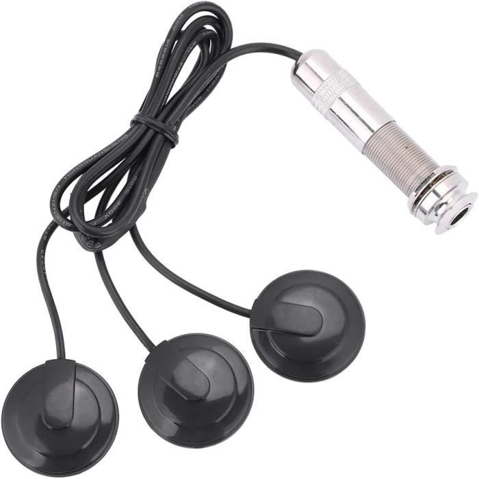 Micro Transducteur Piézo-Électrique 6.35Mm Pour Guitare Acoustique ...