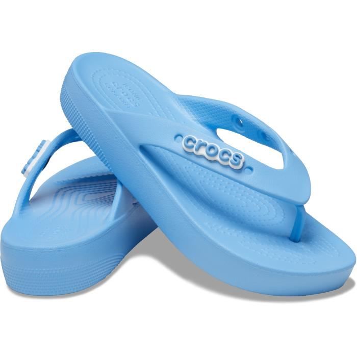 Tongs femme Crocs Classic Platform Flip - oxygen - 34/35 - Cdiscount Sport