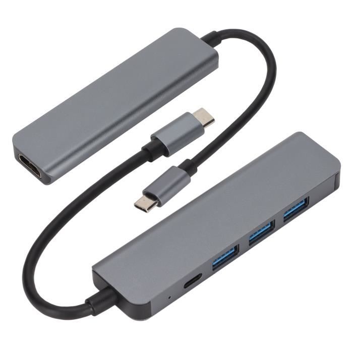 SAL Hub USB C 5 en 1 Station d'accueil USB, 5 en 1 5 en 1 Hub USB C ...