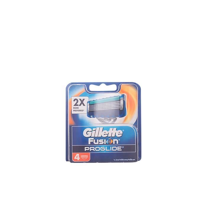 Rasoir - GILLETTE - FUSION PROGLIDE - 4 lames - Pour tous types de peau ...