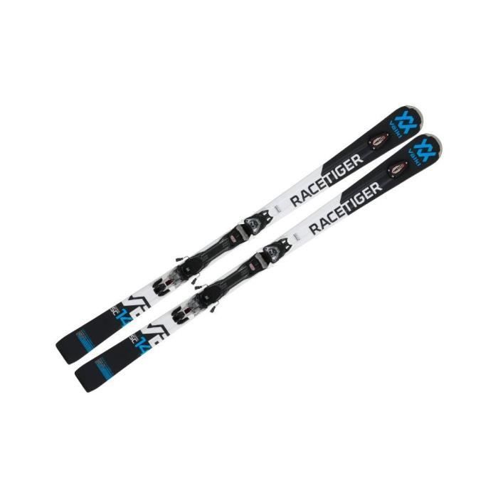 Skis VOLKL Racetiger SC Carbon Vmotion 12 E GW 2019 Blanc,Noir - Mixte ...