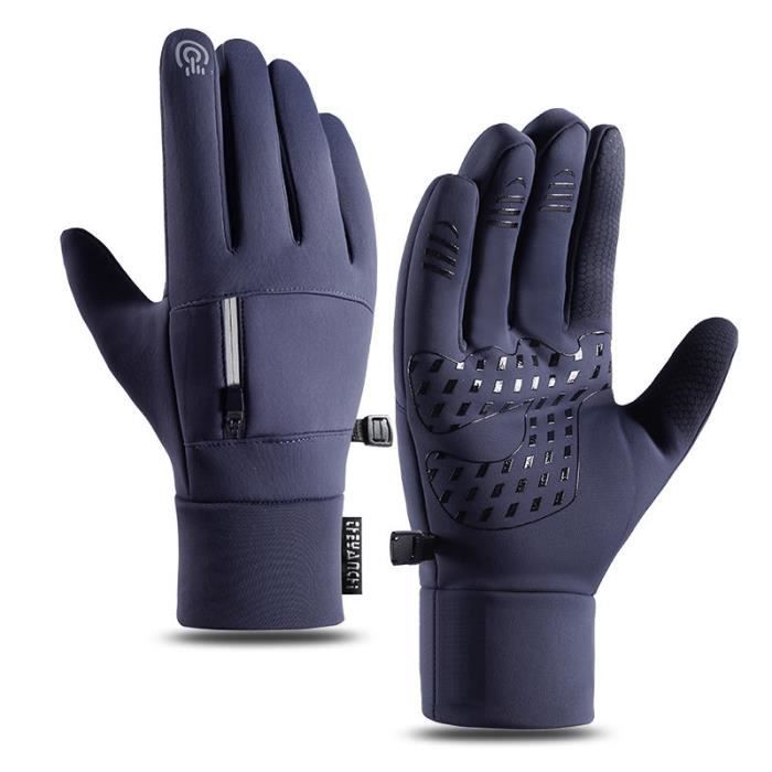 Gants de Velo Hiver Chaud Doublé Polaire à Ecran Tactile Pour Homme ...