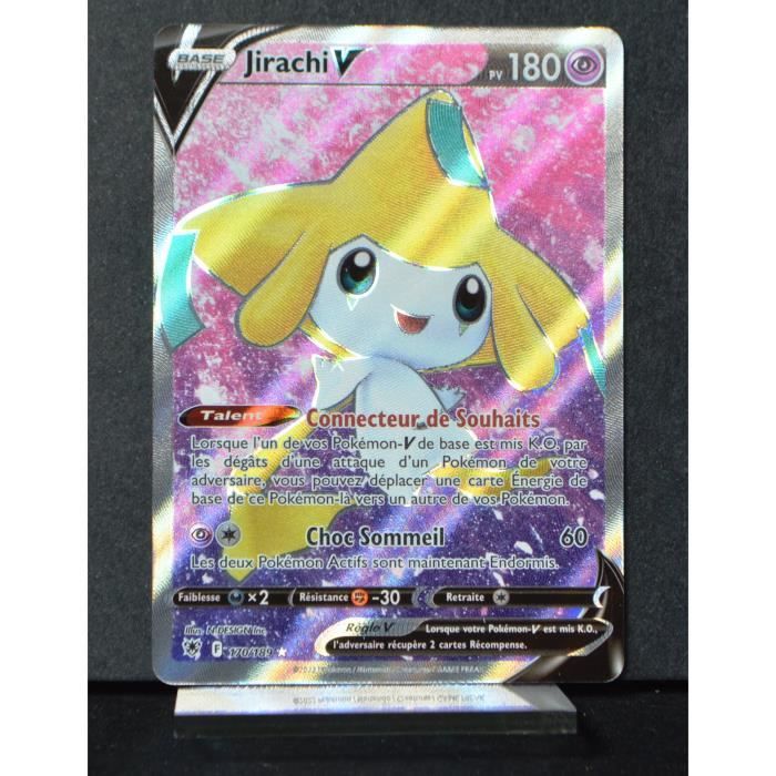 Carte Pokémon Jirachi V 180 PV 170-189 EB10 - Astres Radieux NEUF FR ...