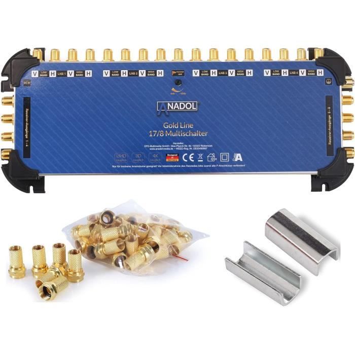 Commutateur Multiple (17-8-4 Sat À 8 Récepteurs, Commutateur Multiple ...