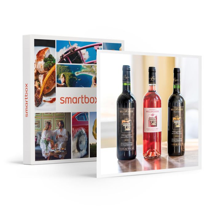 Smartbox - Coffret de 6 vins rouges et clairet du pays bordelais ...