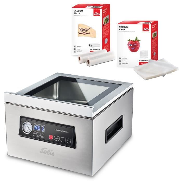 Machine Sous Vide Automatique - Sous Videuse Alimentaire + 2 Rouleaux ...