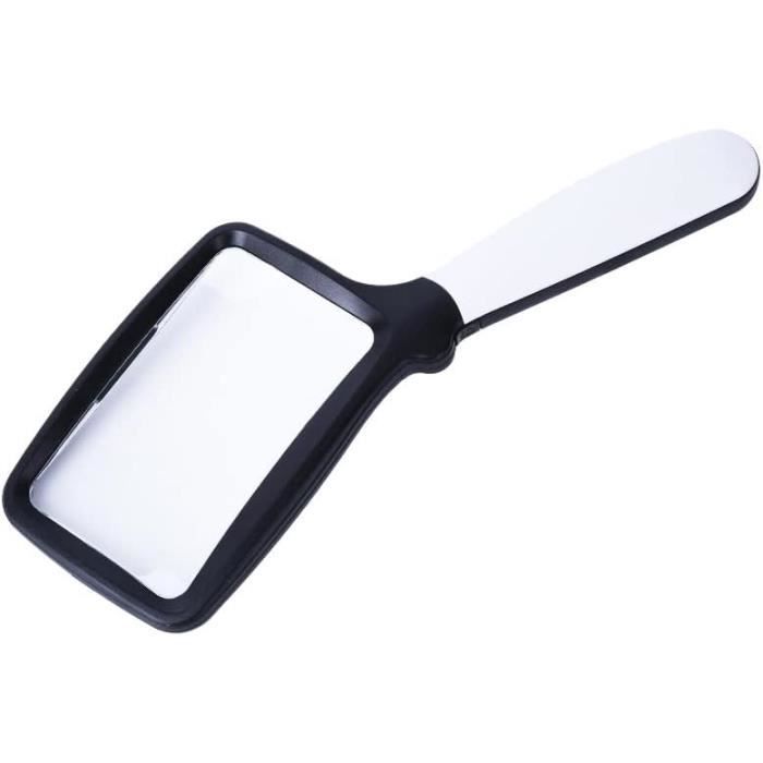 Loupe à main avec LED et grossissement 3x pour lecture et inspection - SSS - P287 - Poignée ...