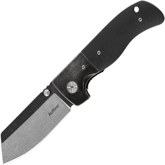 Couteau Pliant,FP710 Couteau-AUS-8 Acier Inoxydable Lame -G10 Poignée ...