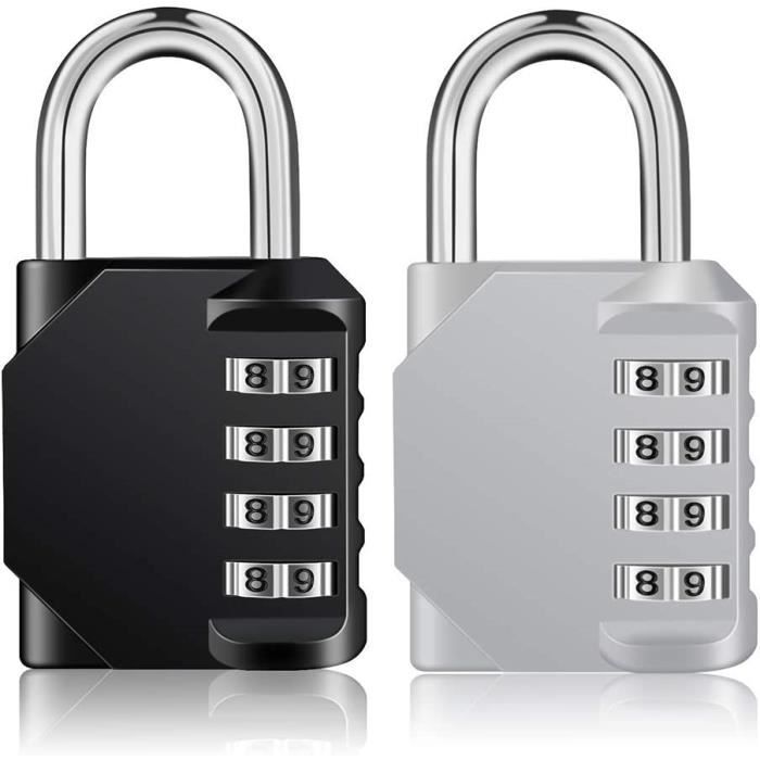 ZHEGE Cadenas Code Pour Casier, Cadenas à Code 4 Chiffres Pour Gym ...