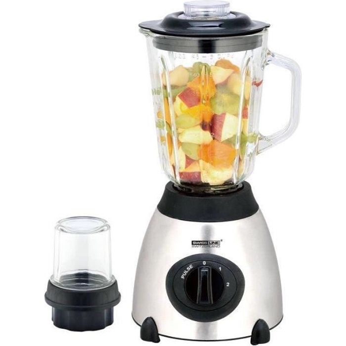Blender mixer Swiss Line en verre ref SW-1354 - Cdiscount Electroménager