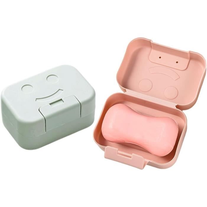 Boîte À Savon De Voyage, 2 Porte-Savons En Plastique Étui À Savon Boite À Savon Portable Avec ...