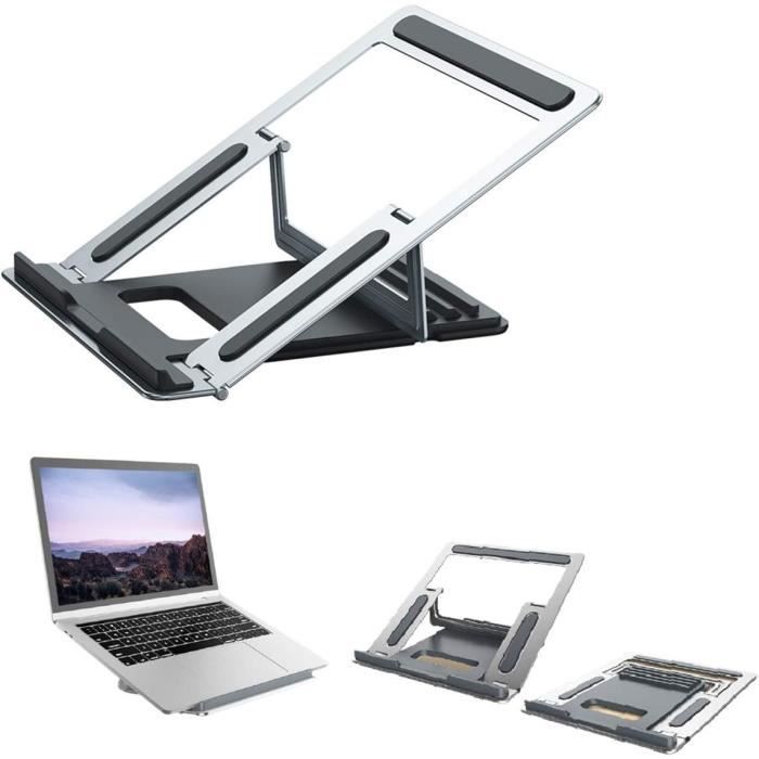 Laptop Stand À 4 Niveaux Réglables Mini Porte Ventilé Tablette Lit ...