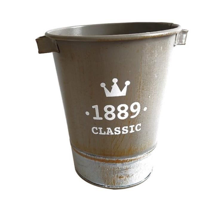 Porte-Stylo Bureau Multifonctionnel en Fer avec Forme Pot de Fleur ...