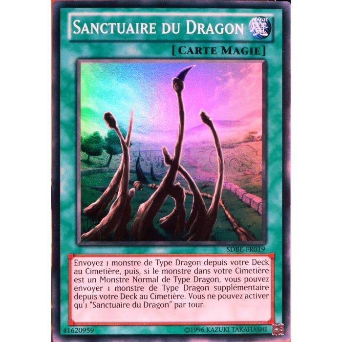 Carte YU-GI-OH SDBE-FR019 Sanctuaire Du Dragon Super Rare NEUF FR - Cdiscount Jeux - Jouets