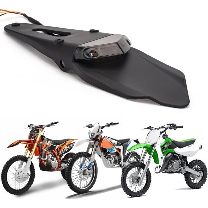 Feu Stop Arrière Led Rouge Pour Moto Tout Terrain Avec Ambre Clignotant ...