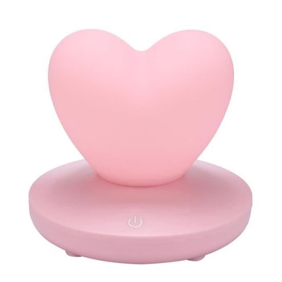 FunBuy-veilleuse LED Belle forme de coeur LED veilleuse USB charge ...
