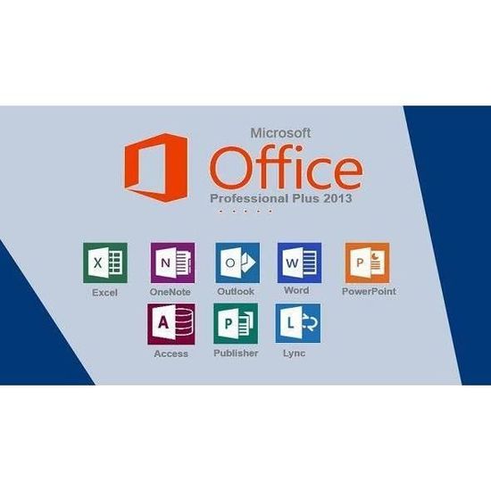 Microsoft Office 2013 Pro plus à télécharger - Cdiscount