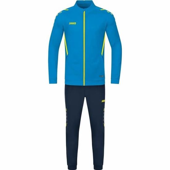 Survêtement femme - Jako - Polyester Challenge - Bleu/jaune fluo - Football - Taille 40 Bleu ...