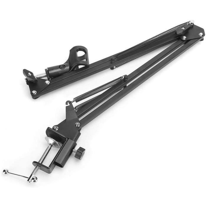 Microphone bras suspension boom bras pliable support microphone de ...