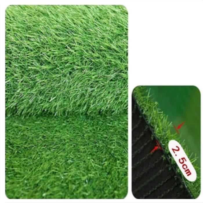 Gazon Artificiel, Gazon Artificiel extérieur Tapis de pelouse Artificielle en Plastique Balcon ...