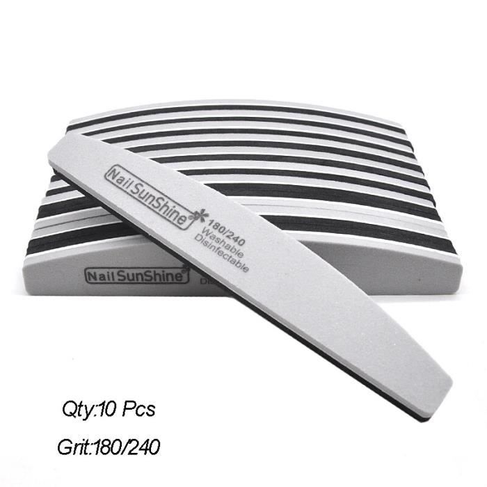 Coffret manucure - Éponges à ongles professionnelles double face ...