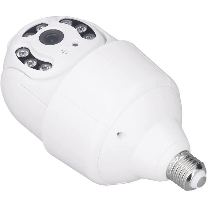 Caméra de Surveillance WiFi 360° Caméra de sécurité WiFi 100-240V ABS 2 ...