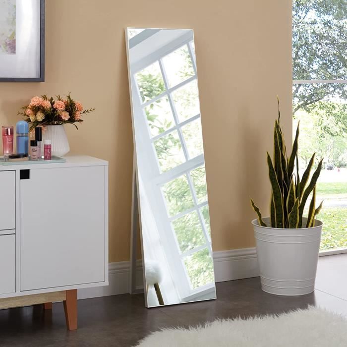 Miroir sur Pied Design Psyché Inclinable Cadre Solide Plastique 150 x ...