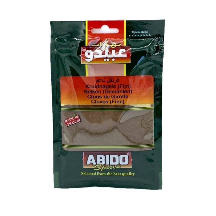 Clou de girofle moulu - Abido - sachet 50g - Cdiscount Au quotidien