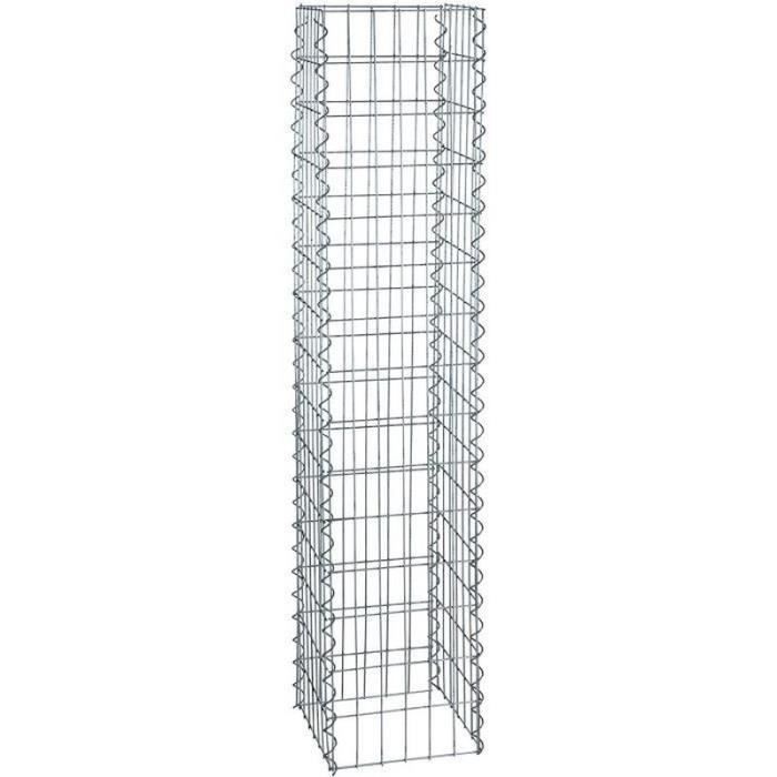 Gabions de Colonne Hauteur 150cm–Surface galvanisée à chaud–4de Colonne ...