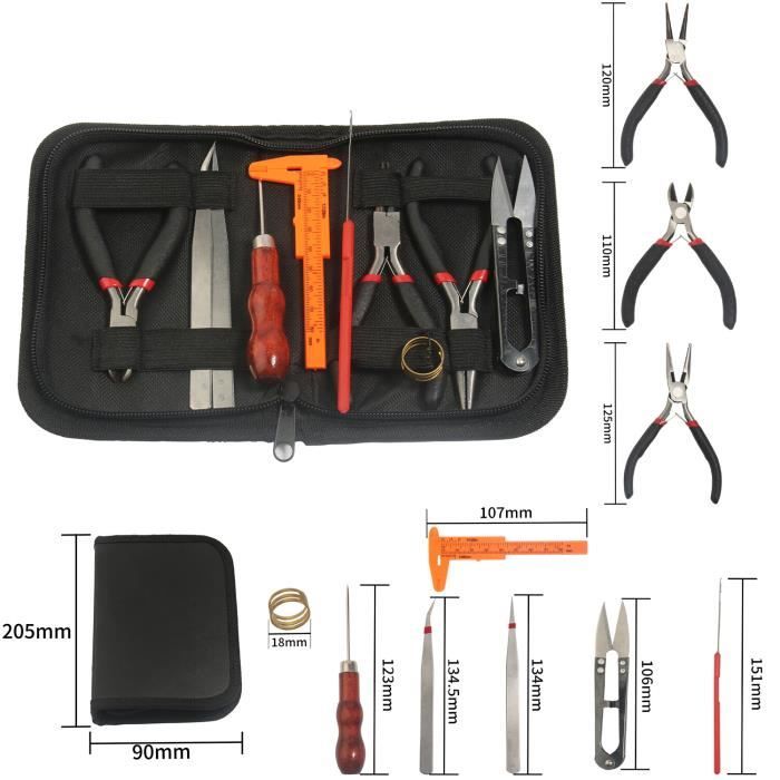 Pack outil a main,Pince à aiguilles en acier inoxydable, Kits d'outils ...