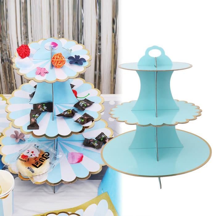 ZJCHAO tour de gâteau Support jetable de tour d'affichage de petit ...