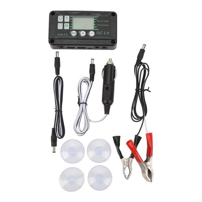 Kit Panneau Solaire - DIOCHE - 30W - Chargeur Batterie 12V/24V - Haute ...