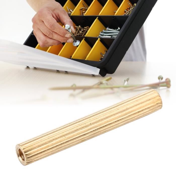 EJ.life Entretoise en cuivre 100 pièces Double passage en laiton cuivre ...